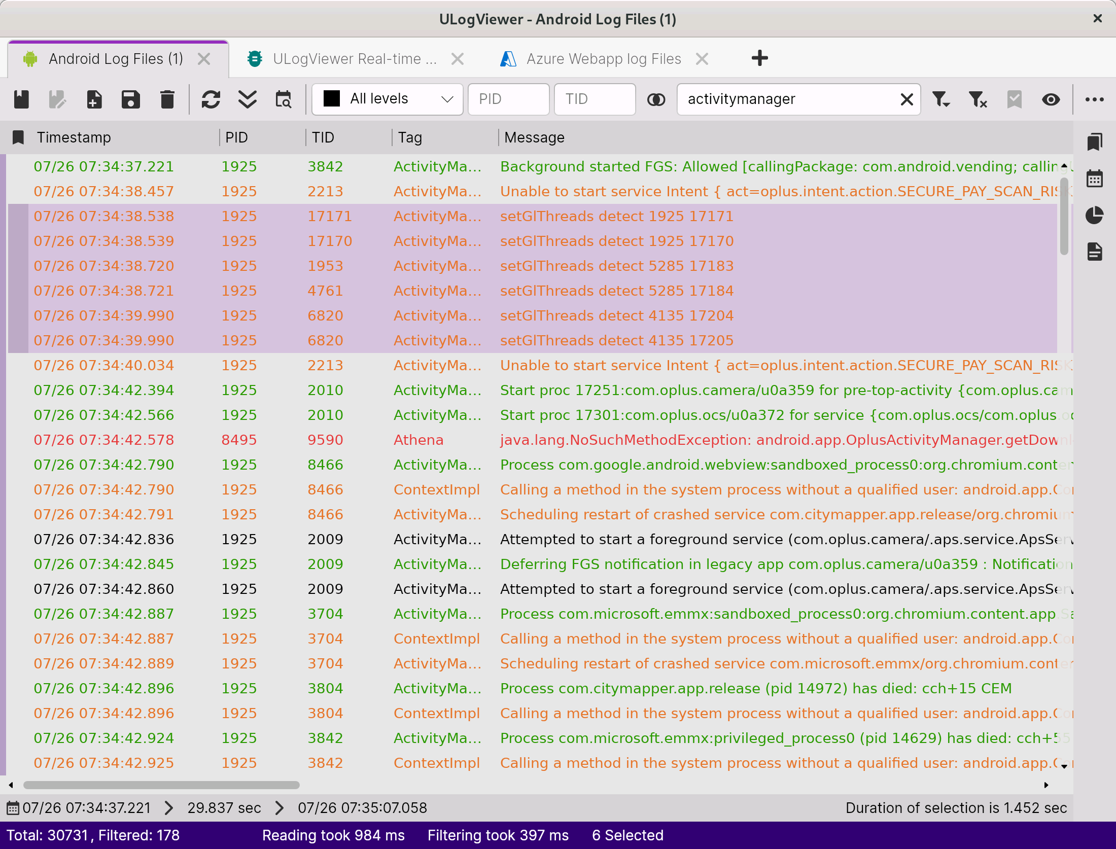 GitHub - carina-studio/ULogViewer: Cross-Platform Universal Log Viewer.