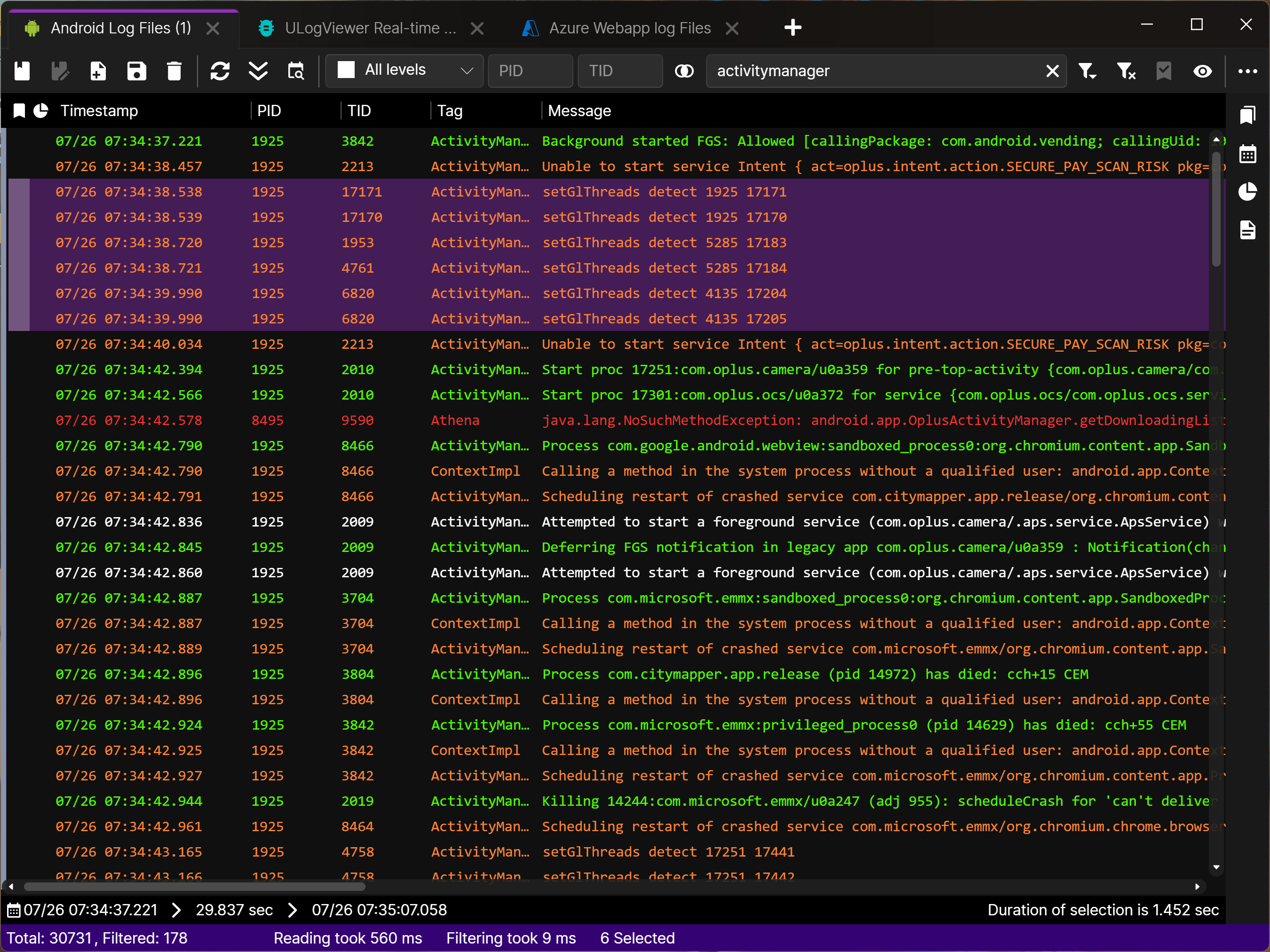 GitHub - carina-studio/ULogViewer: Cross-Platform Universal Log Viewer.